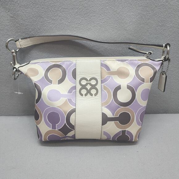 Coach | Bags | Coach Julia Outline Op Art Pouch Purse Bag H6844837 ...
